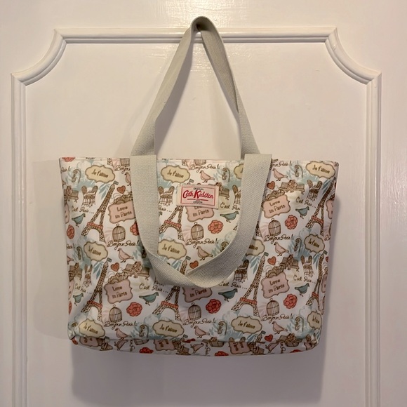 Kath Kidston | Bags | Kath Kidston Paris Theme Tote Bag | Poshmark